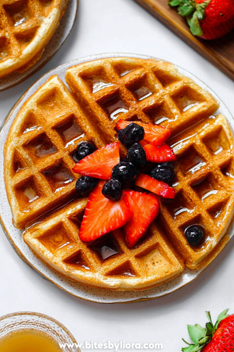 High Protein Waffles - Bites By Liora